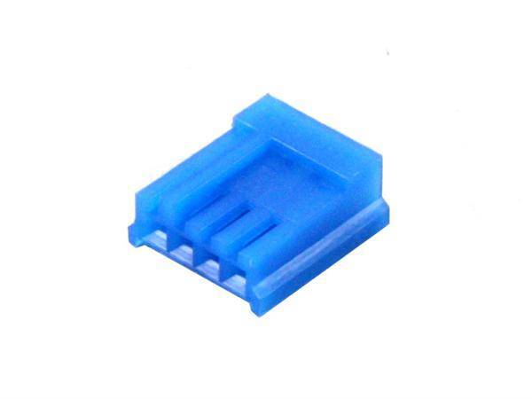 4-pin Floppy Connector - Male - UV Blue - Buy at CoolerKit.com