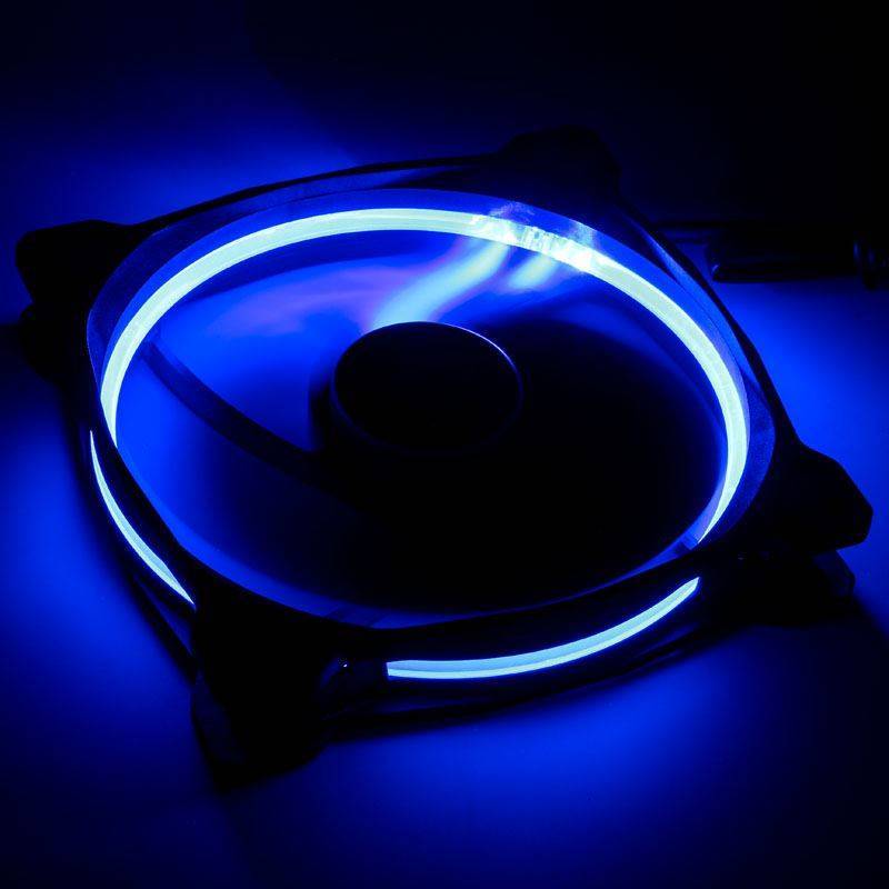 Thermaltake Riing 14 140mm LED-Fan - Blue - Buy at CoolerKit.com